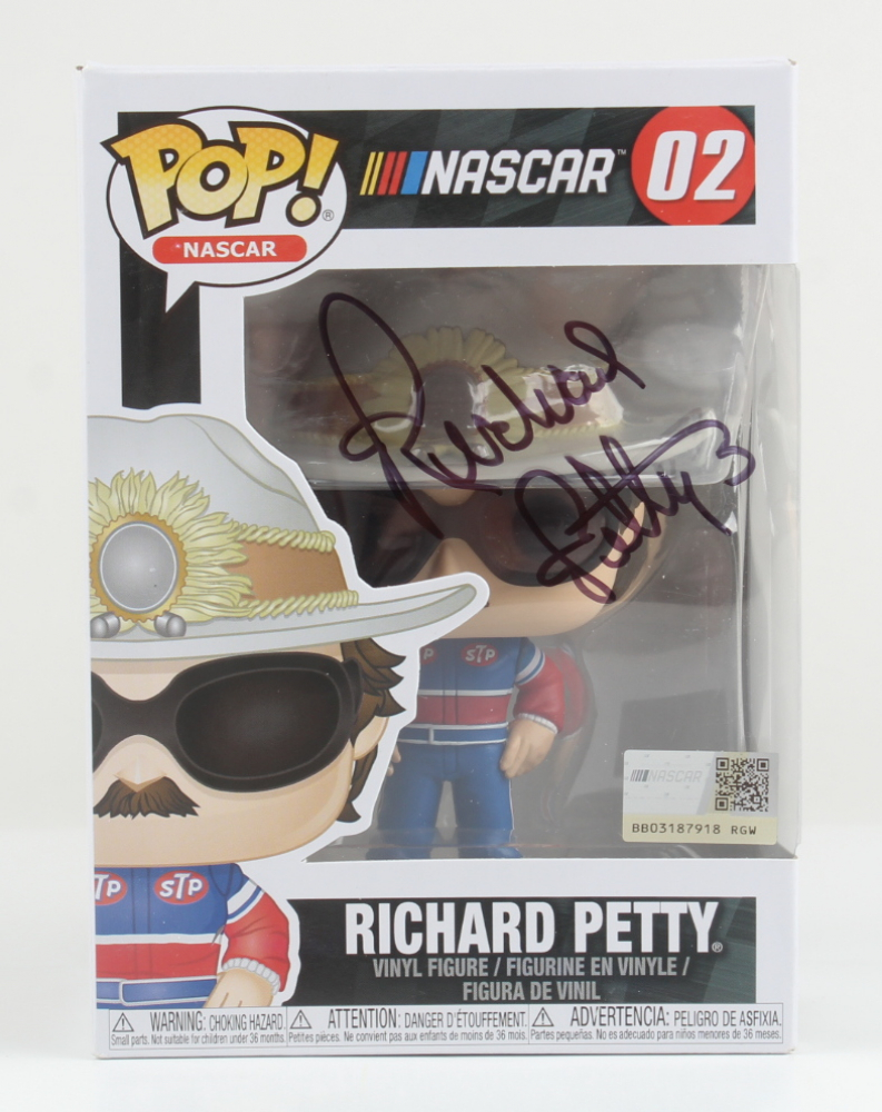 Richard Petty Signed NASCAR #02 Funko Pop! Vinyl Figure (JSA ...