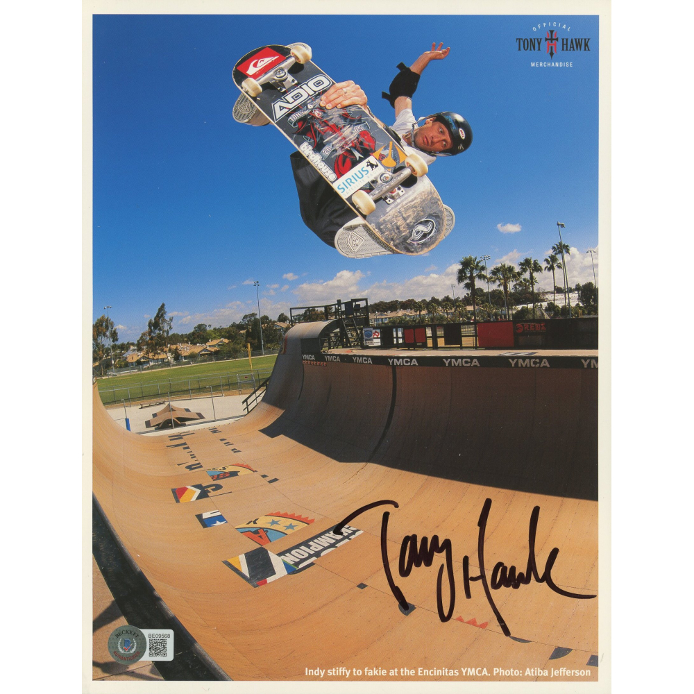 Tony Hawk Signed 8.5x11 Photo (Beckett) | Pristine Auction