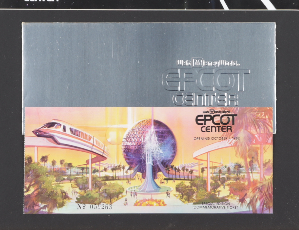 Walt Disney's Original EPCOT Center 16x27 Custom Framed Print Display ...