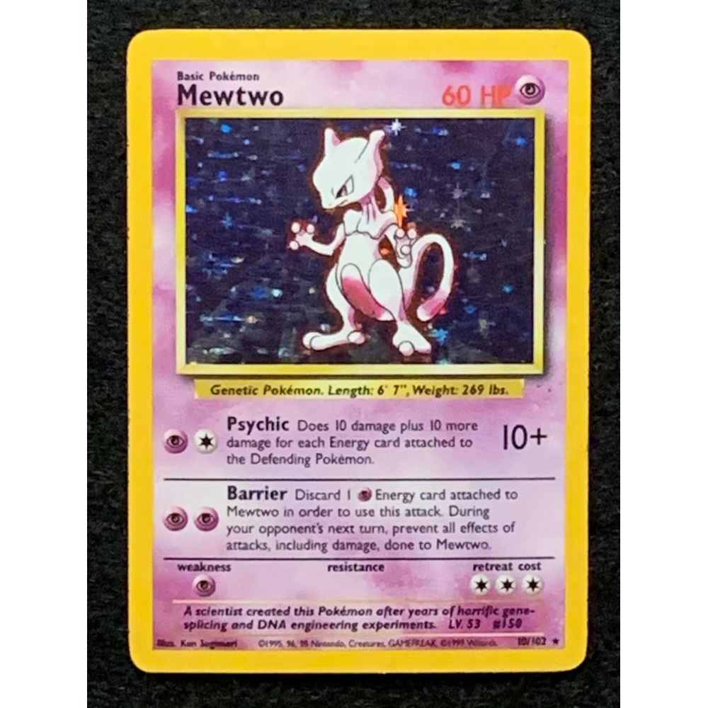 Mewtwo 1999 Pokemon Base Unlimited #10 Holo | Pristine Auction