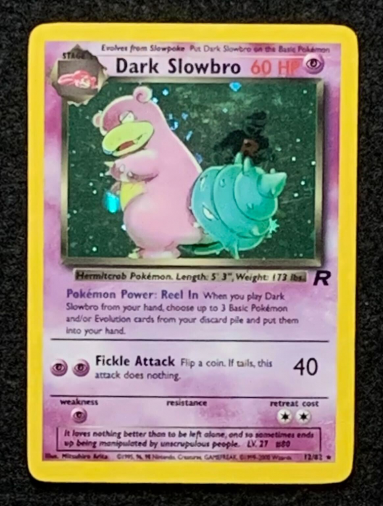 Dark Slowbro 2000 Pokemon Team Rocket Unlimited #29 Holo | Pristine Auction