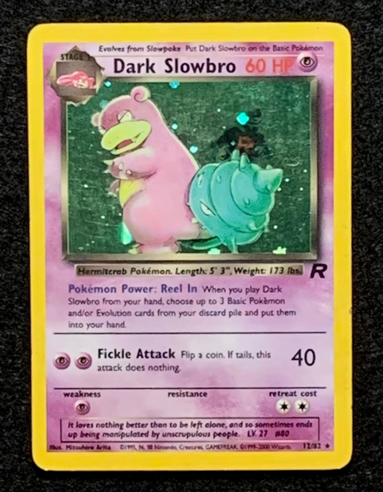 Dark Slowbro 2000 Pokemon Team Rocket Unlimited #29 Holo | Pristine Auction