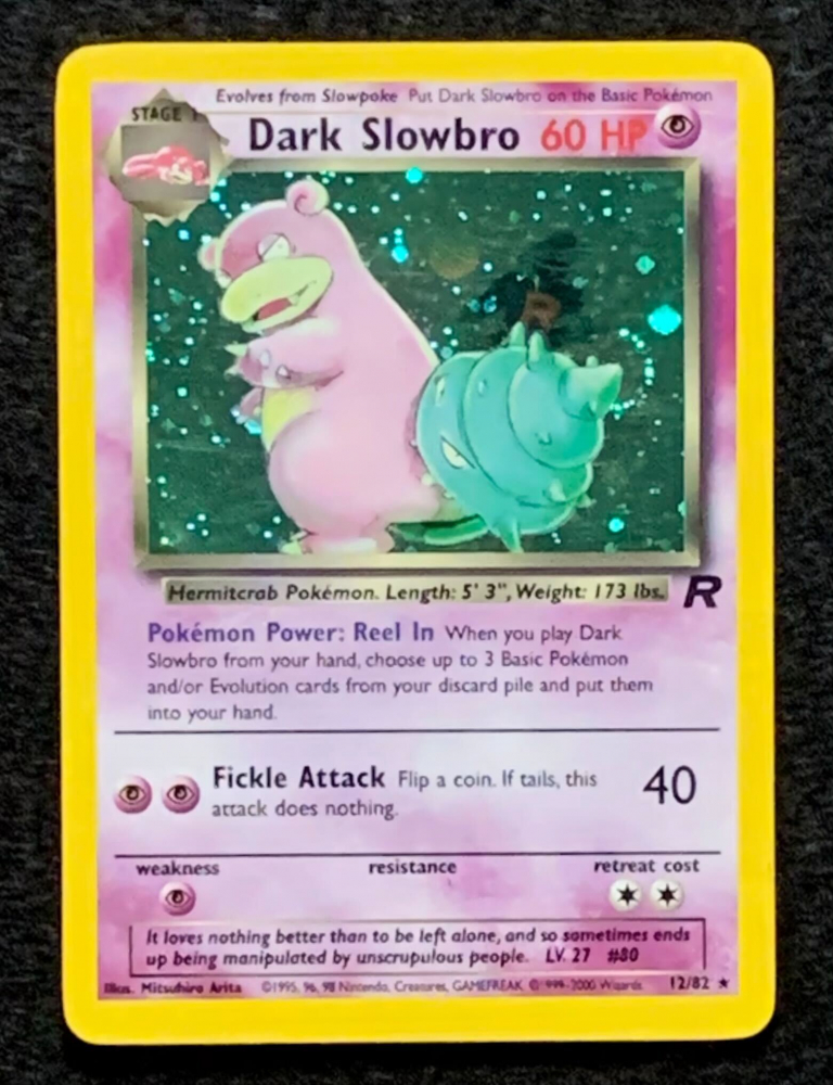Dark Slowbro 2000 Pokemon Team Rocket Unlimited #29 Holo | Pristine Auction
