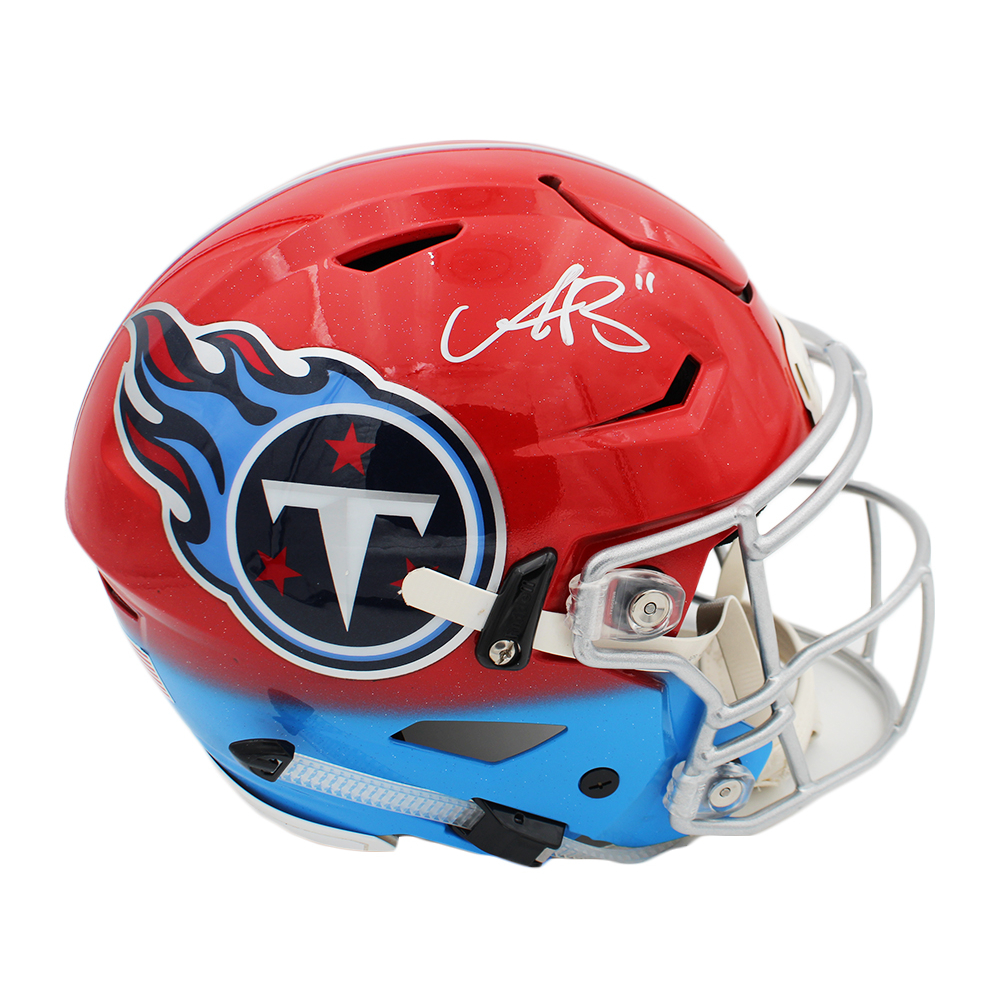 A. J. Brown Signed Titans Full-Size SpeedFlex Helmet (Radtke ...