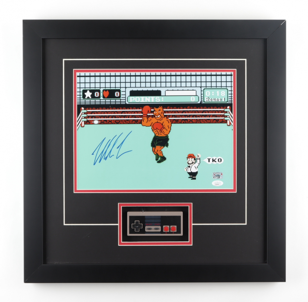 Mike Tyson Signed "Punch-Out!!!" 18x22 Custom Framed Photo Display with ...