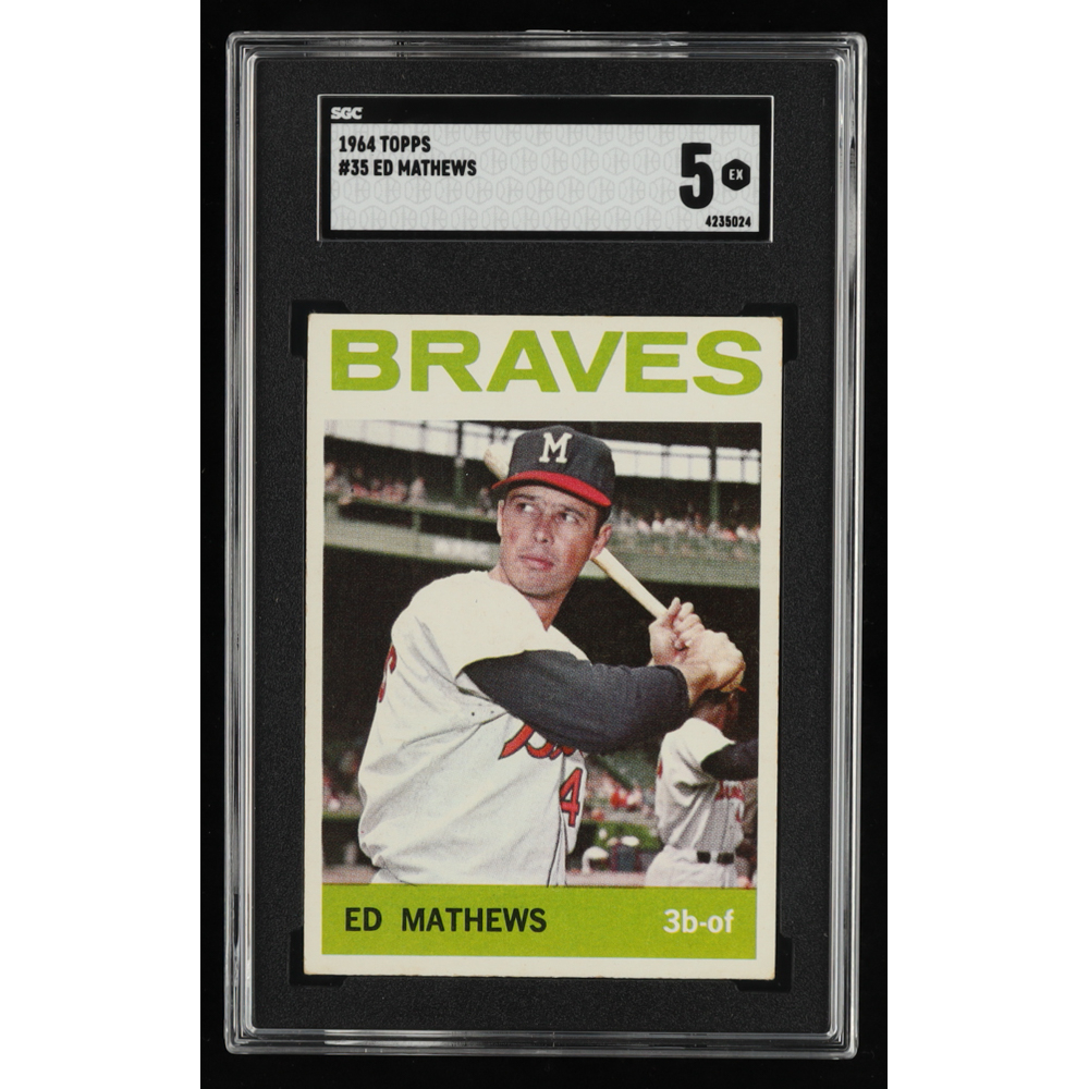 Eddie Mathews 1964 Topps #35 (SGC 5) | Pristine Auction