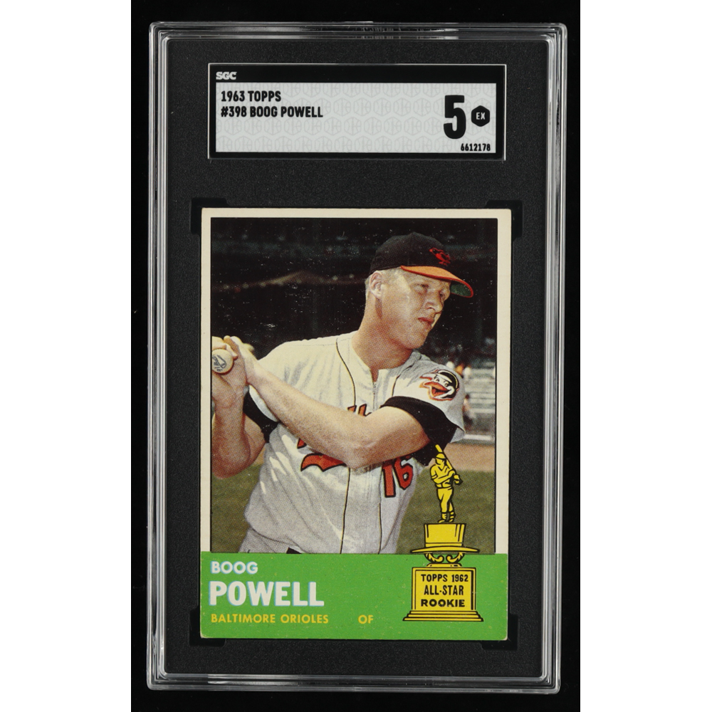 Boog Powell 1963 Topps #398 (SGC 5) | Pristine Auction