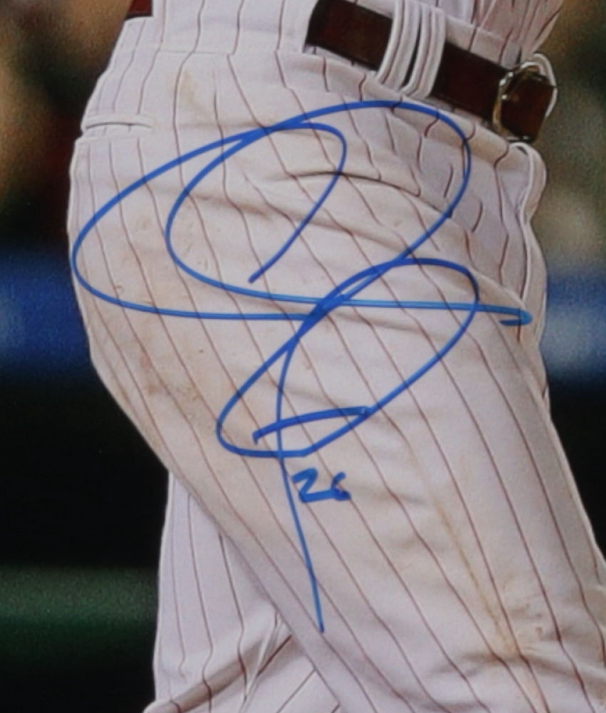 Chase Utley Signed Phillies 16x20 Photo (Beckett) | Pristine Auction