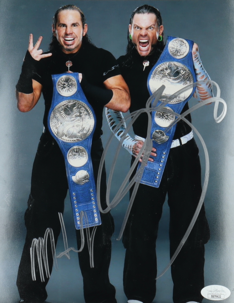 Jeff Hardy & Matt Hardy Signed WWE 8x10 Photo (JSA) | Pristine Auction