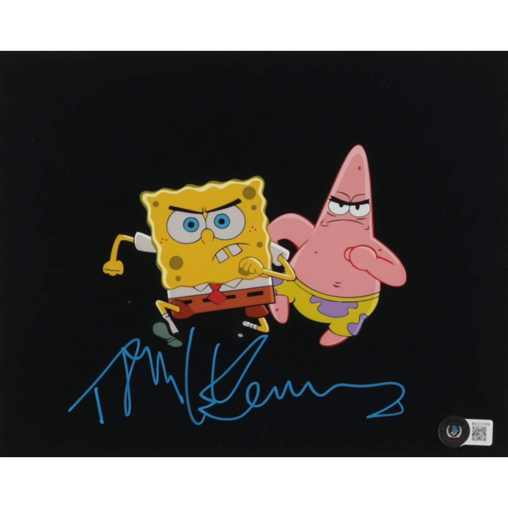 Tom Kenny Signed "SpongeBob SquarePants" 8x10 Photo (Beckett ...