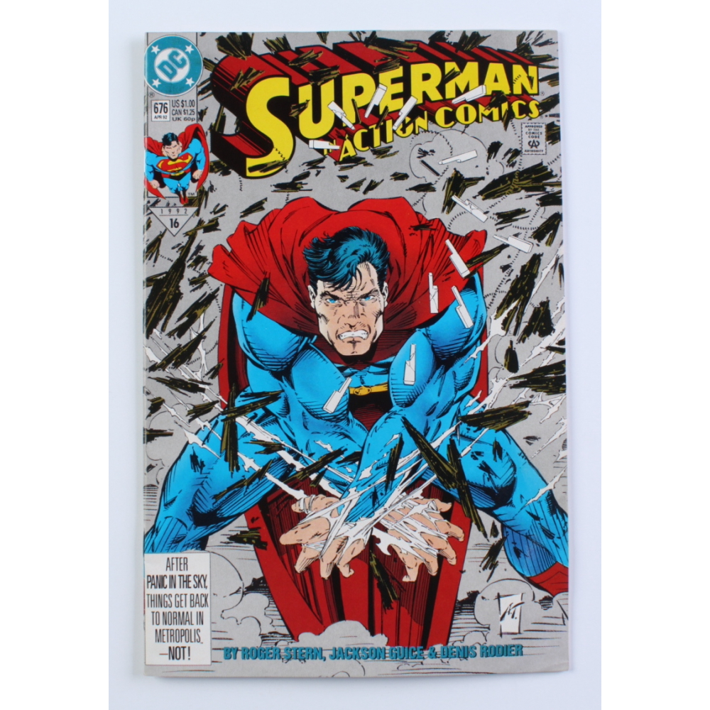 1992 "Action Comics" Issue #676 DC Comic Book | Pristine Auction