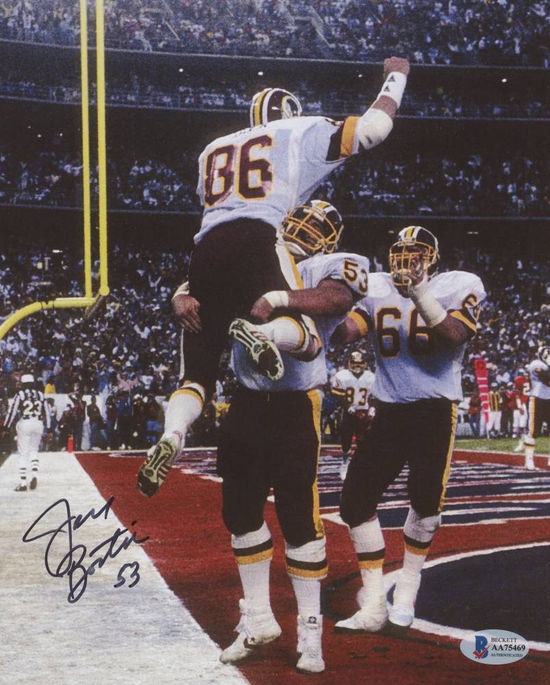 Jeff Bostic Signed Redskins 8x10 Photo (Beckett) | Pristine Auction