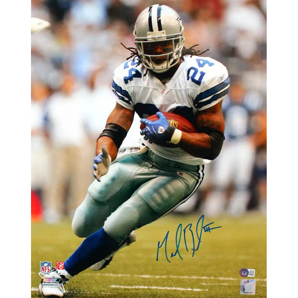 Marion Barber Signed Cowboys 16x20 Photo (Beckett) | Pristine Auction