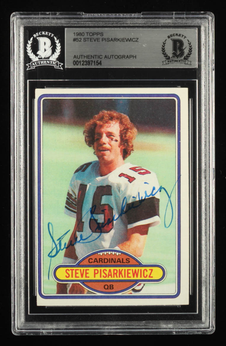 Steve Pisarkiewicz Signed 1980 Topps #52 (BGS) | Pristine Auction