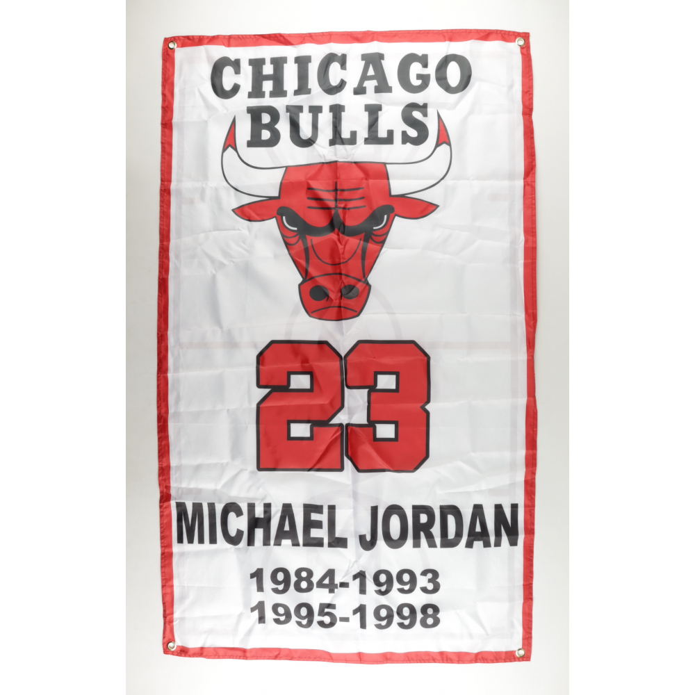 Michael Jordan Bulls Commemorative Number "23" Flag | Pristine Auction