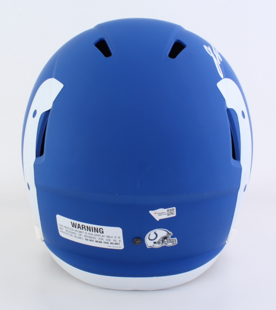 Jonathan Taylor Signed Colts Full-Size AMP Alternate Speed Helmet ...