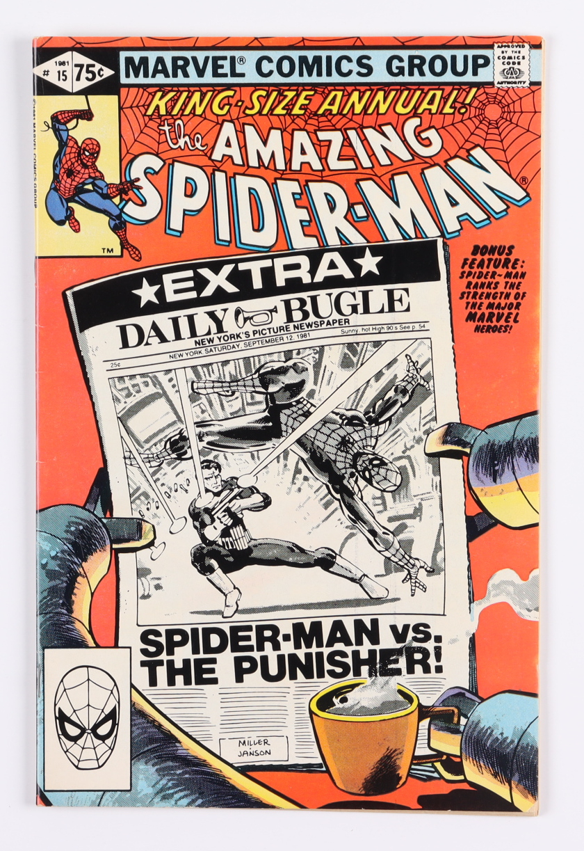 1981 "The Amazing Spider-Man" Issue #15 Marvel Comic Book | Pristine ...