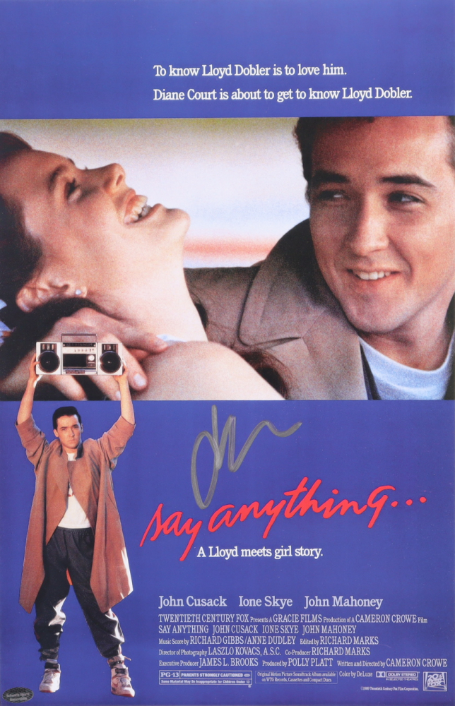 John Cusack Signed "Say Anything..." 11x17 Photo (Schwartz) | Pristine ...