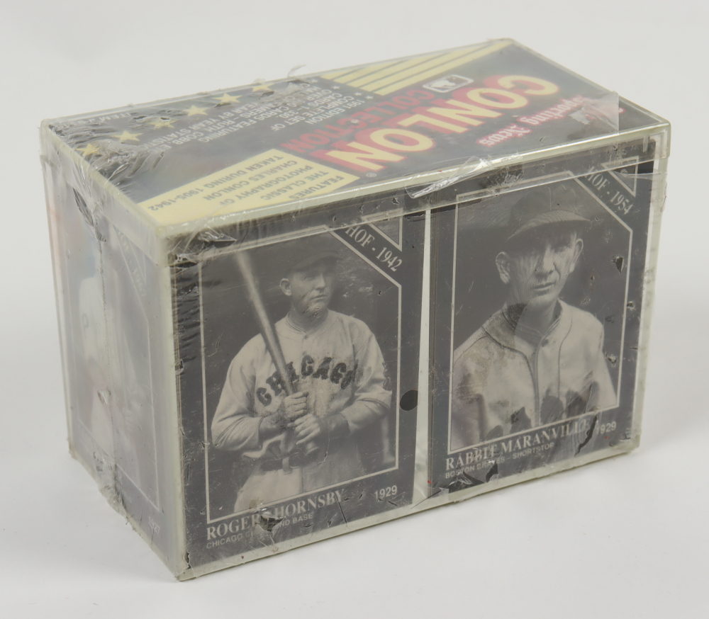 1991 Conlon TSN Baseball Complete Set of (330) Cards with Babe Ruth ...