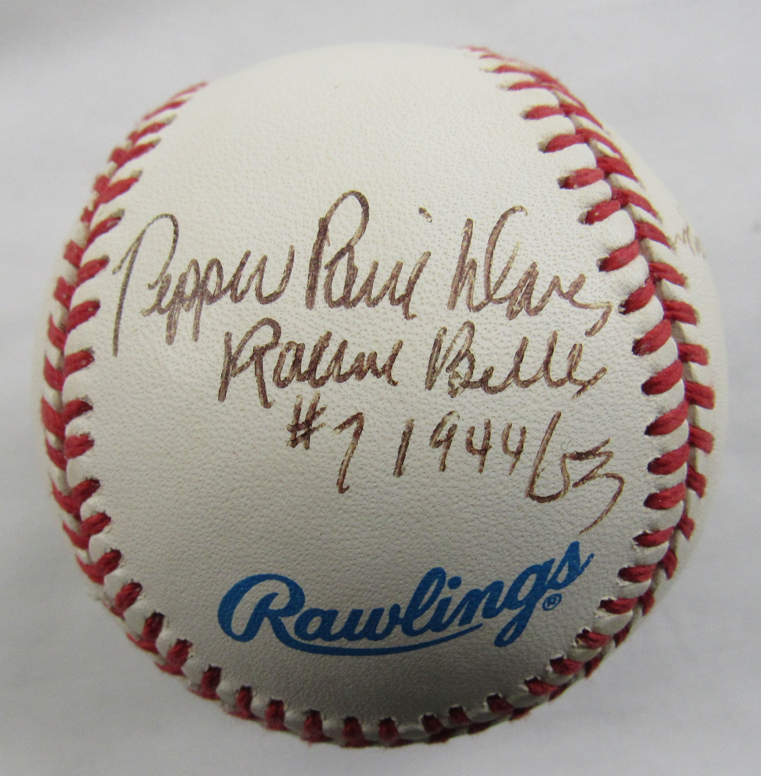 OAL Baseball Signed by (5) With Alice Hohlmayer, Dorothy Kamenshek ...