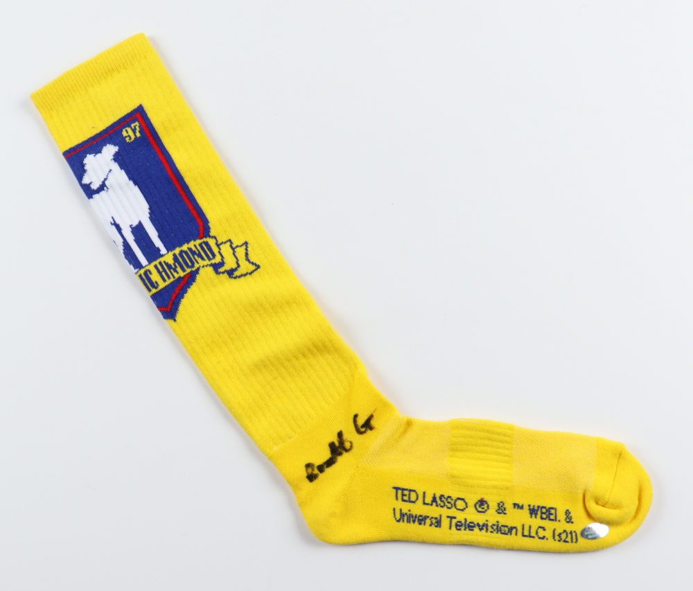 Brett Goldstein Signed "Ted Lasso" AFC Richmond Sock (Schwartz Sports ...
