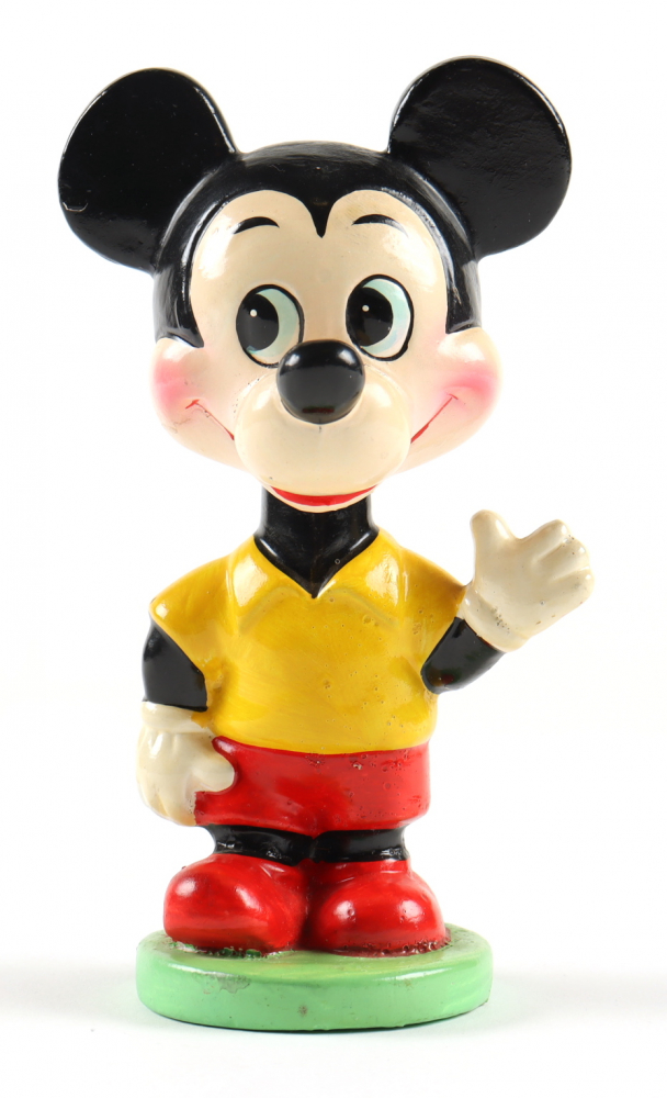Vintage 1960's Mickey Mouse Ceramic Bobble Head | Pristine Auction