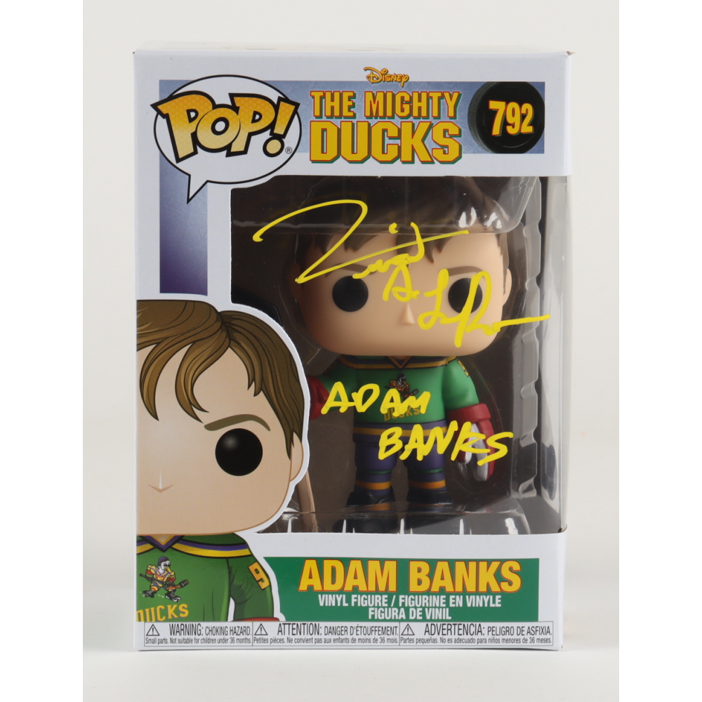 Vincent LaRusso Signed "The Mighty Ducks" #792 Adam Banks Funko Pop ...