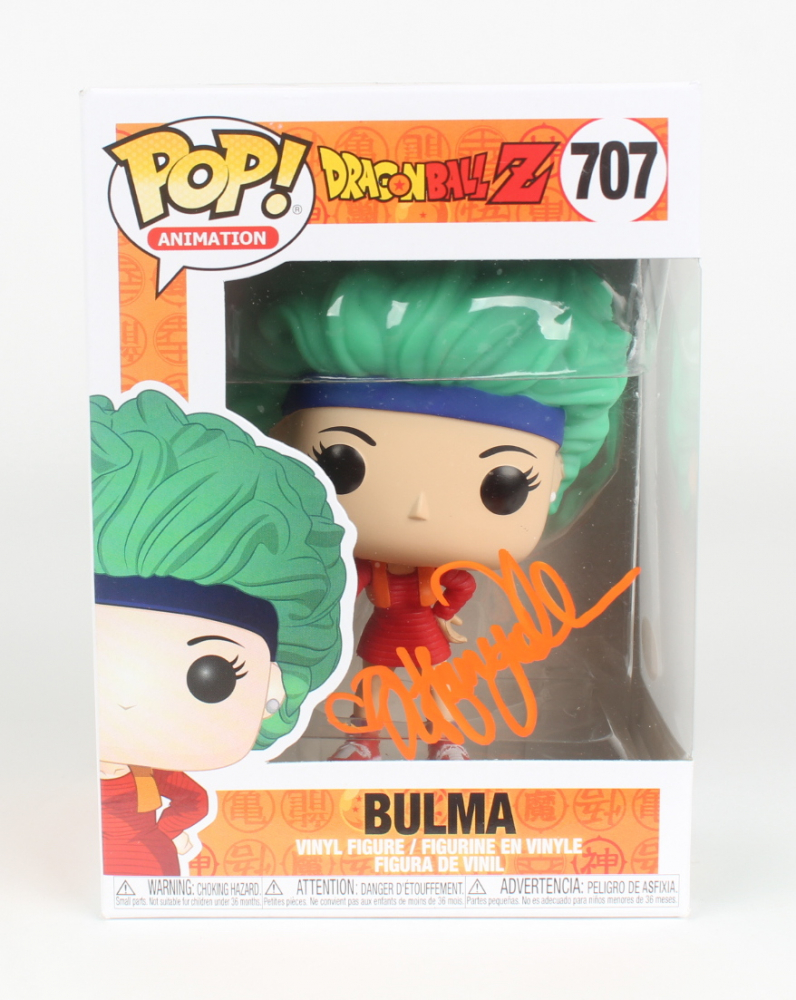 Tiffany Vollmer Signed "Dragon Ball Z" #385 Bulma Funko Pop! Vinyl ...