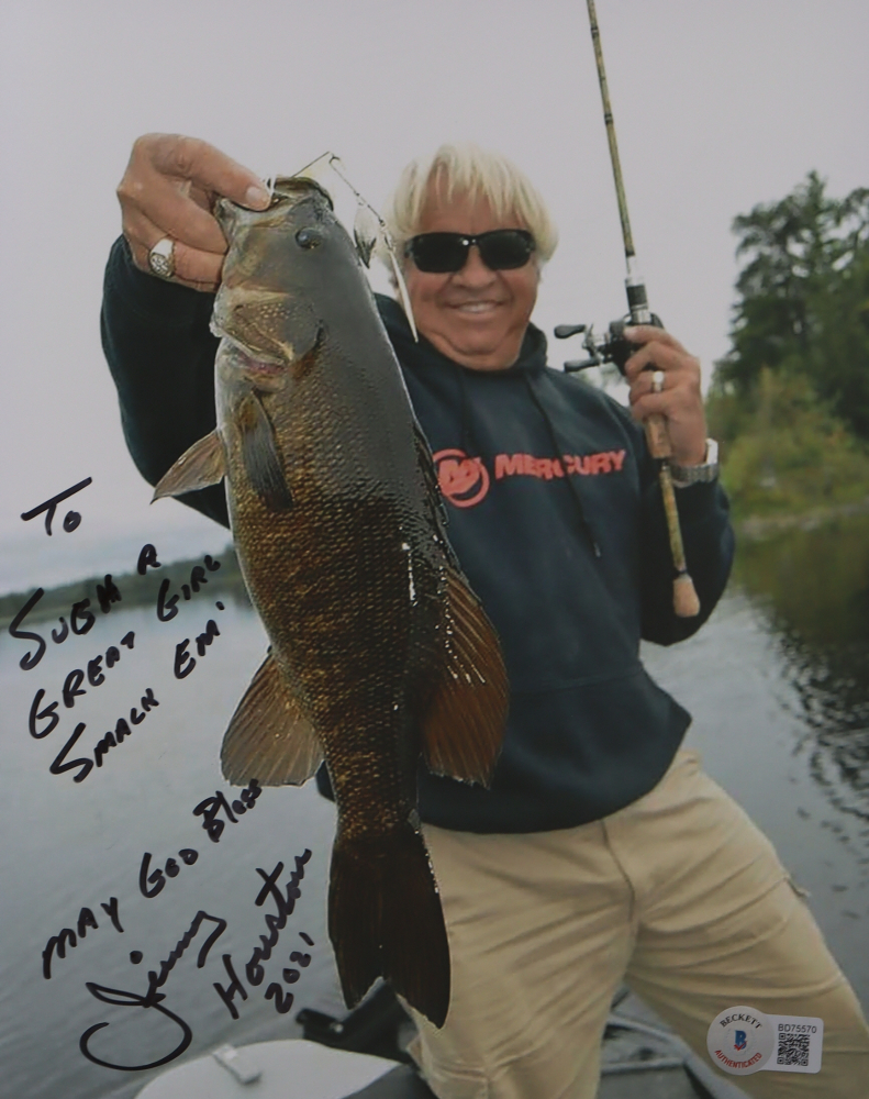 Jimmy Houston Signed 8x10 Photo with Multiple Inscriptions (Beckett ...