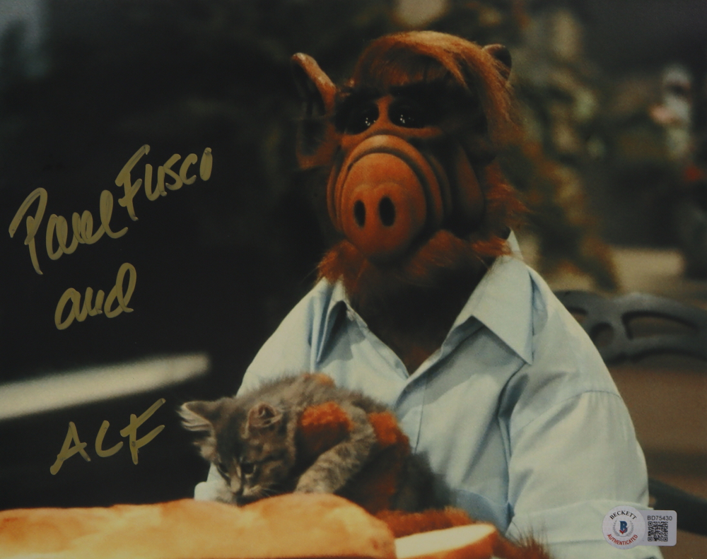 Paul Fusco Signed "ALF" 8x10 Photo Inscribed "and ALF" (Beckett ...