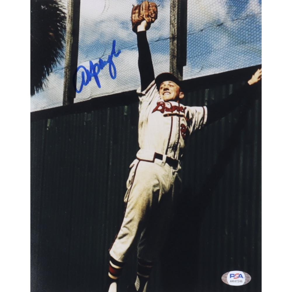 Al Spangler Signed Braves 8x10 Photo (PSA) | Pristine Auction