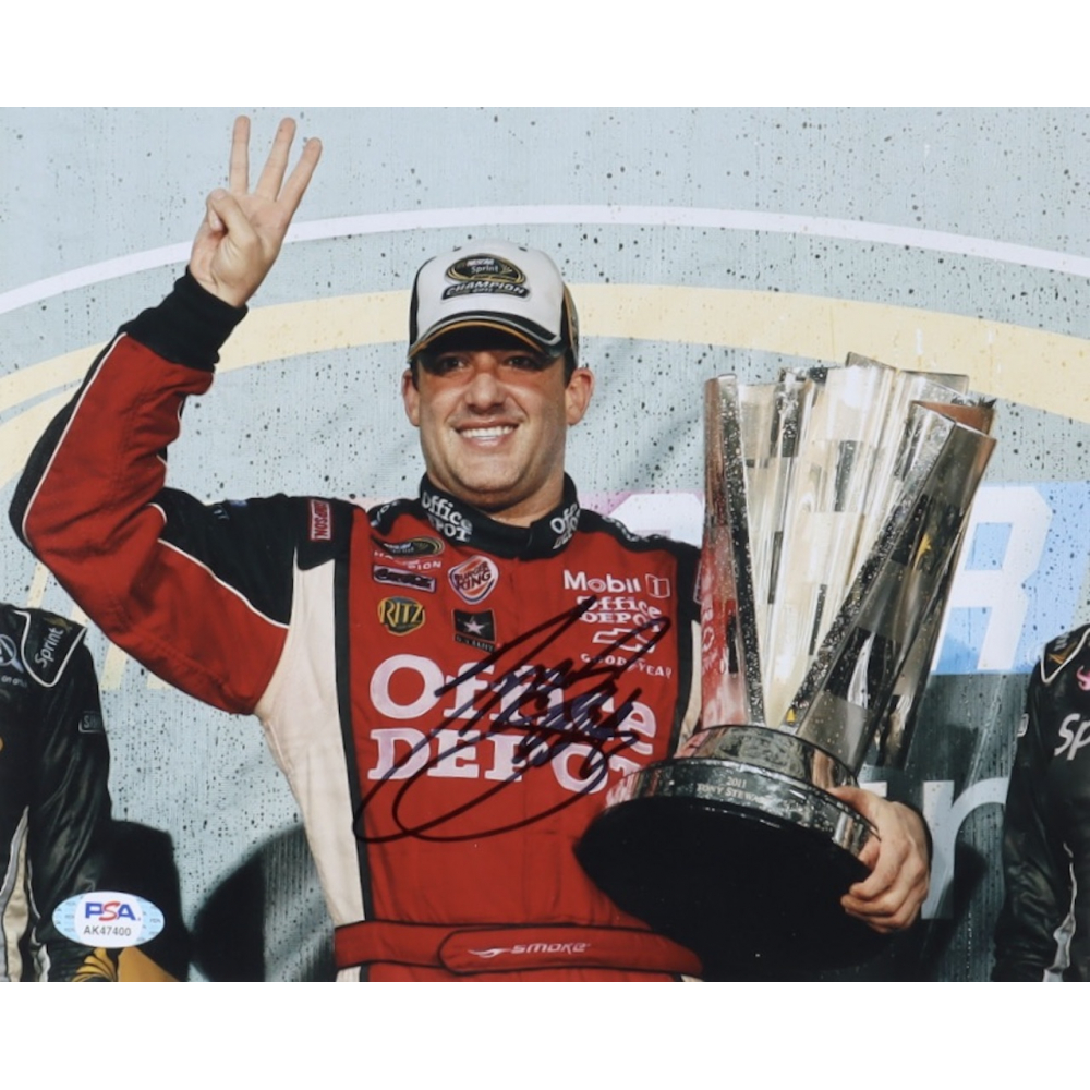 Tony Stewart Signed NASCAR 8x10 Photo (PSA) | Pristine Auction