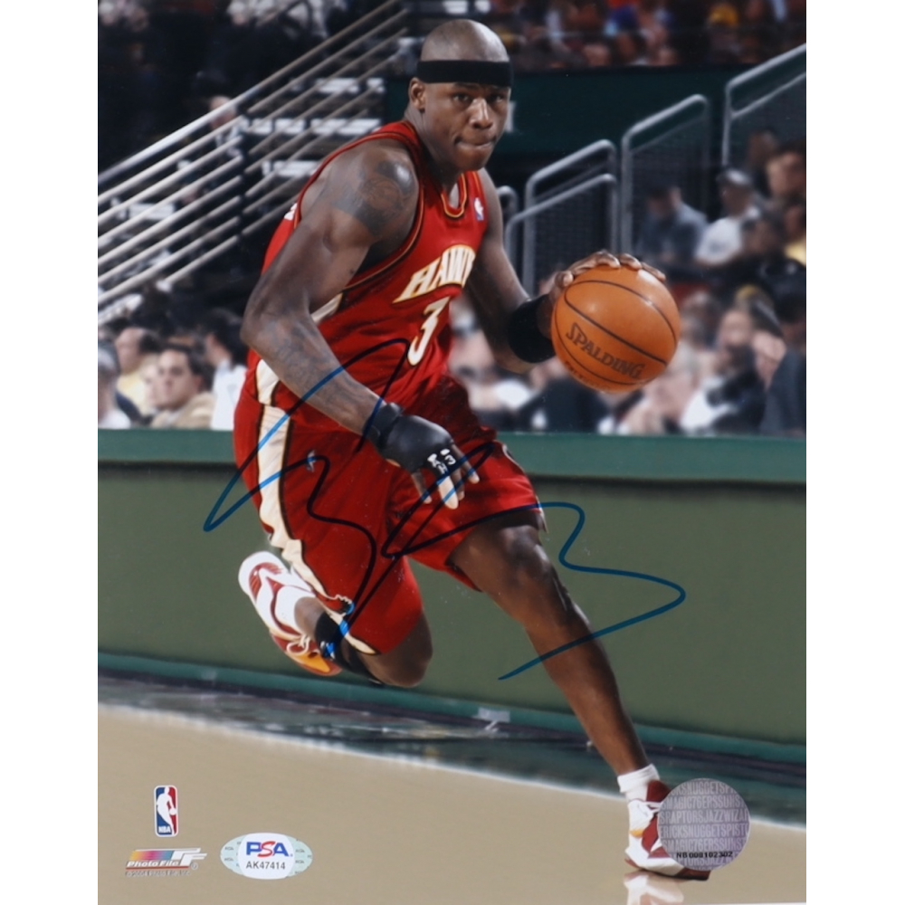 Al Harrington Signed Hawks 8x10 Photo (PSA) | Pristine Auction