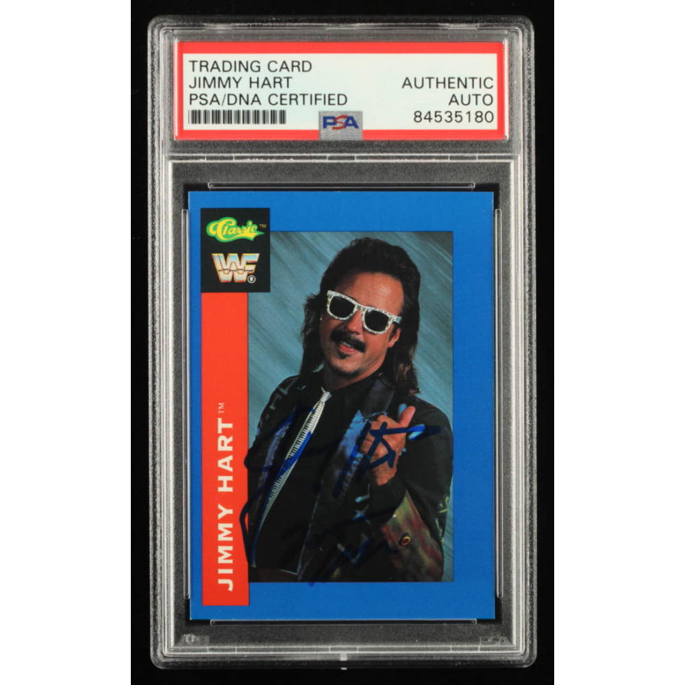 Jimmy Hart Signed 1991 Classic WWF Superstars #43 Inscribed "2005 HOF ...
