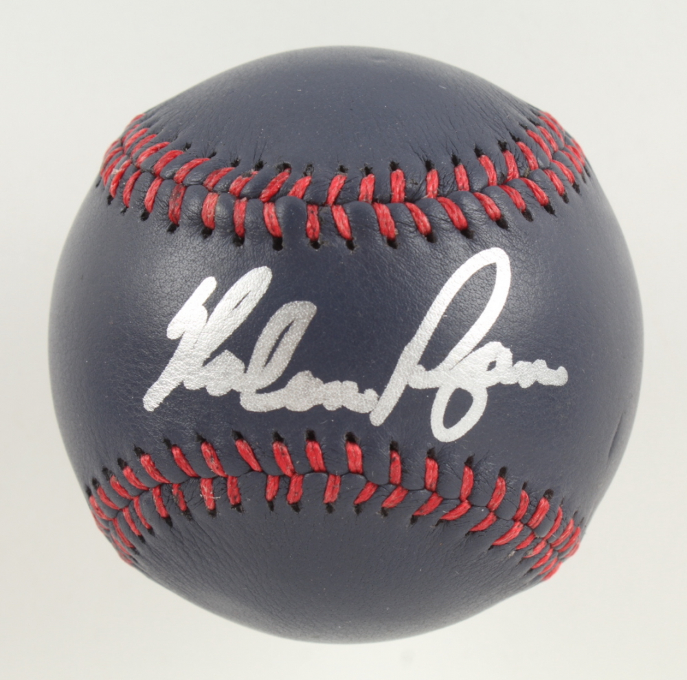 Nolan Ryan Signed Spinneybeck Vintage Leather Baseball with Display ...