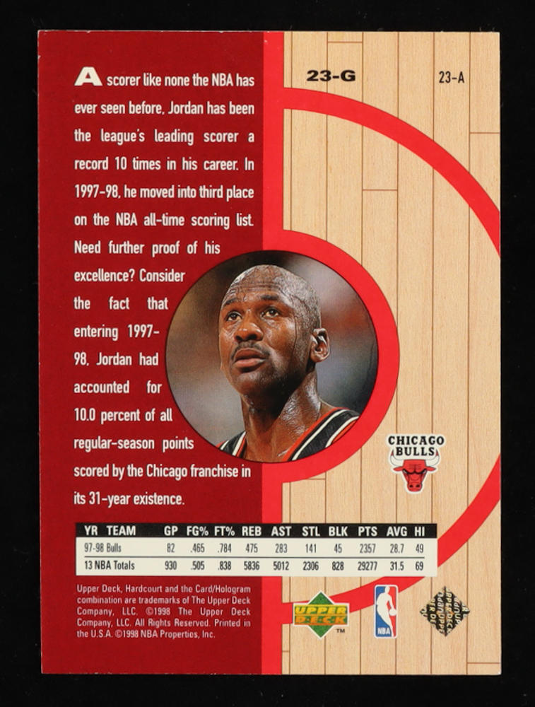 Michael Jordan 1998 Upper Deck Hardcourt #23A Special | Pristine Auction