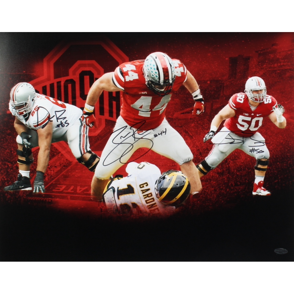 Zach Boren, Justin Boren, & Jacoby Boren Signed Ohio State Buckeyes ...