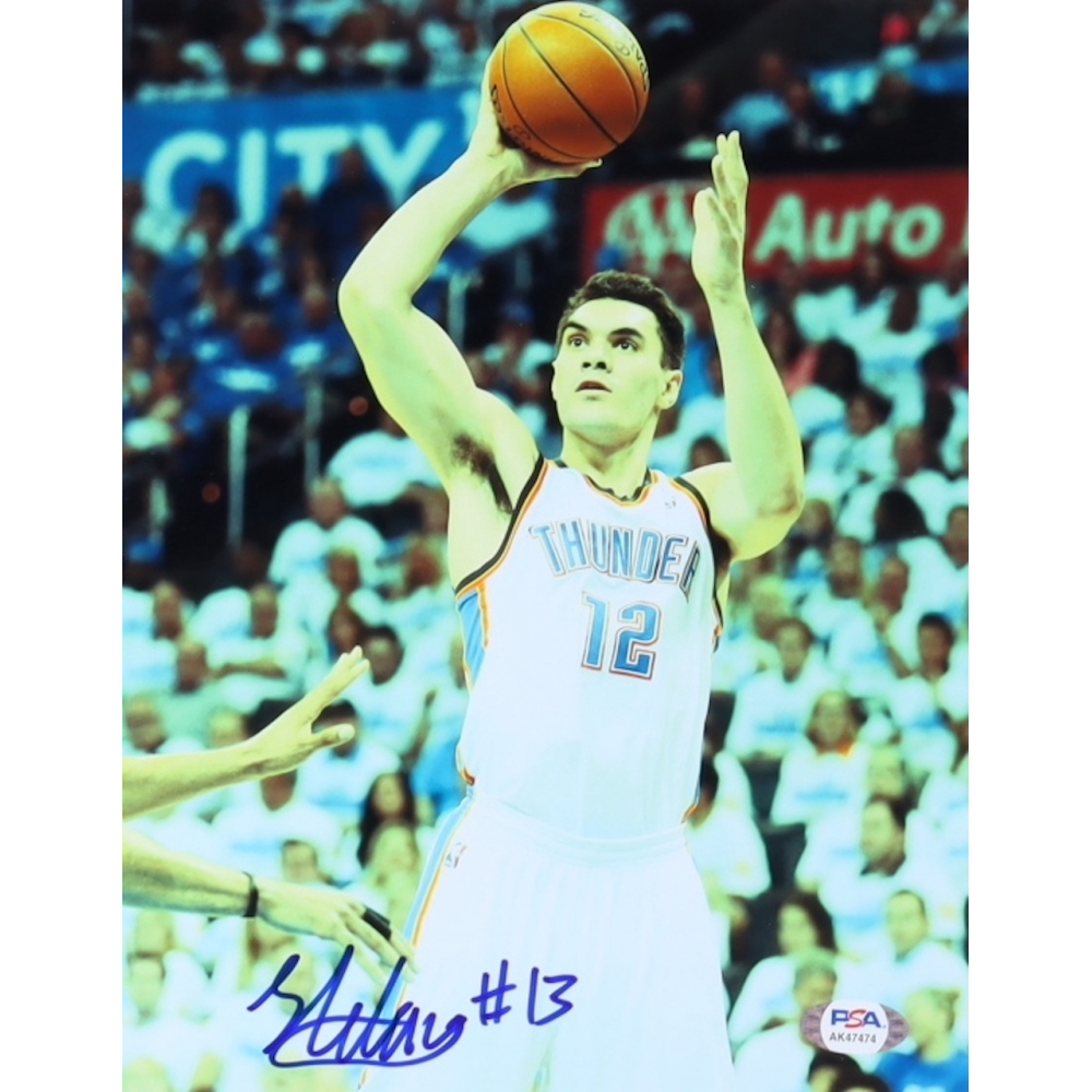 Steven Adams Signed Thunder 8x10 Photo (PSA) | Pristine Auction