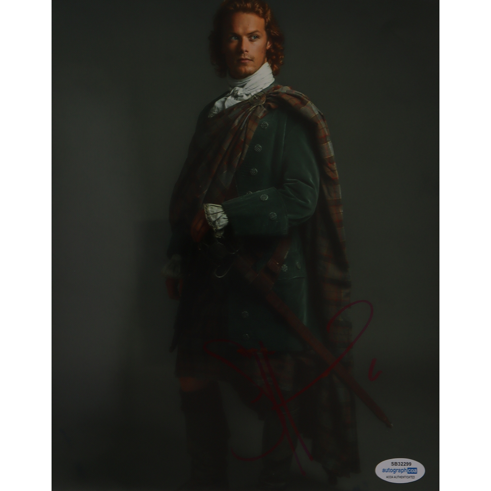 Sam Heughan Signed "Outlander" 8x10 Photo (AutographCOA) | Pristine Auction