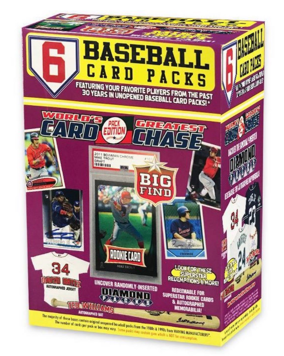 2022 Baseball World's Greatest Chase Baseball Trading Card Blaster Box ...