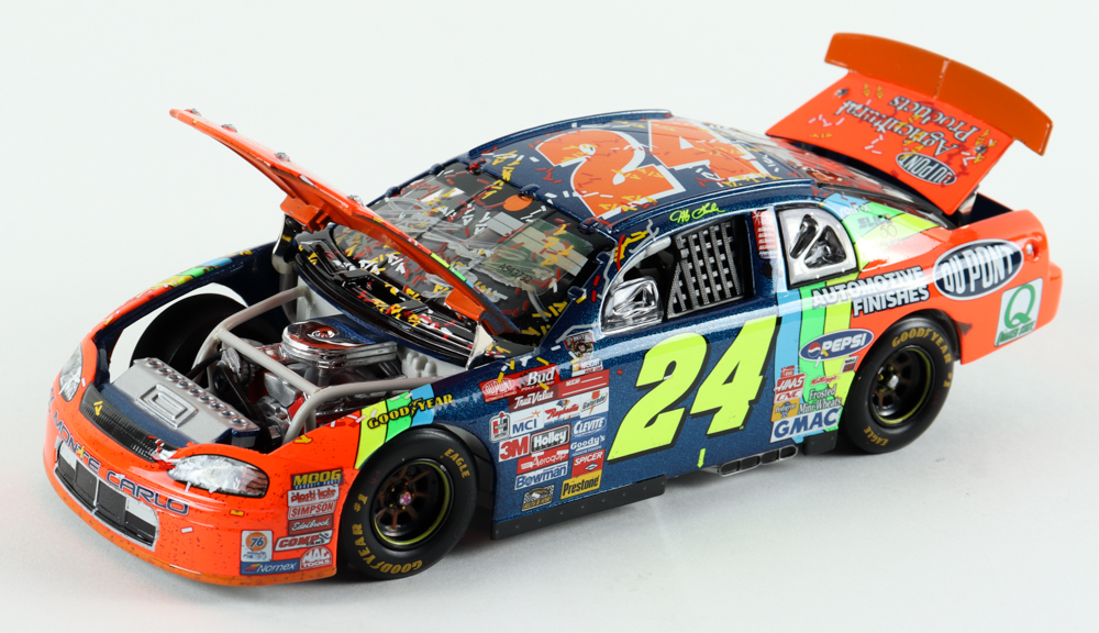 Jeff Gordon & Ray Evernham Signed LE NASCAR #24 DuPont Darlington Win ...
