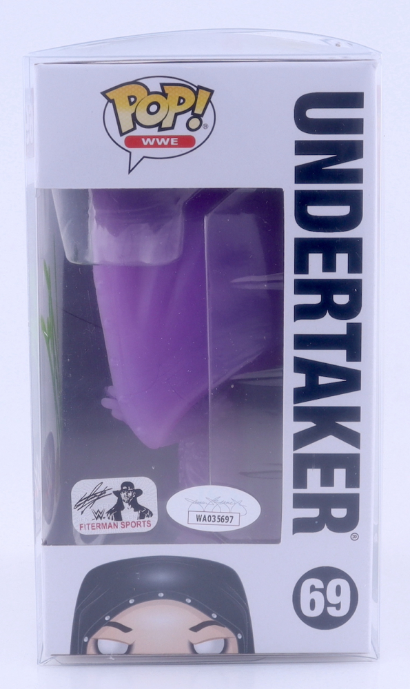 The Undertaker Signed WWE #69 Funko Pop! Vinyl Figure (JSA & Undertaker ...