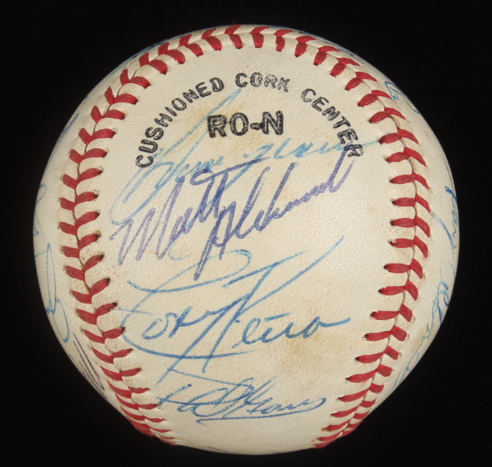 Pirates OML Baseball Team-Signed By (19) With Bill Madlock, Tony Pena ...
