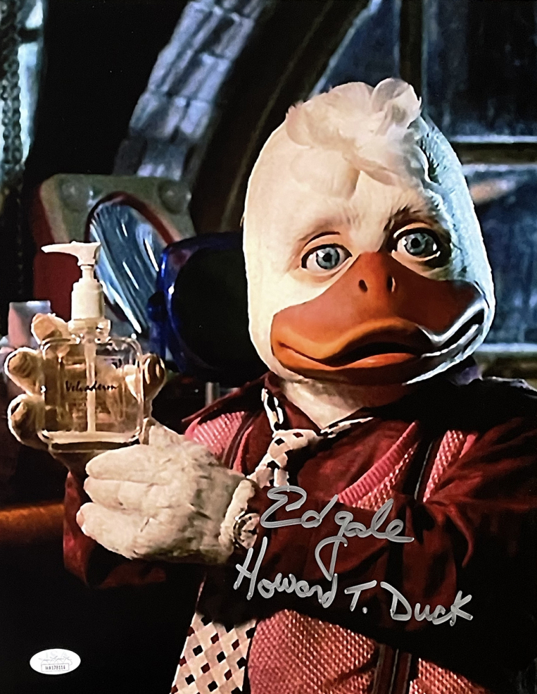 Ed Gale Signed "Howard the Duck" 11x14 Photo Inscribed "Howard T. Duck ...