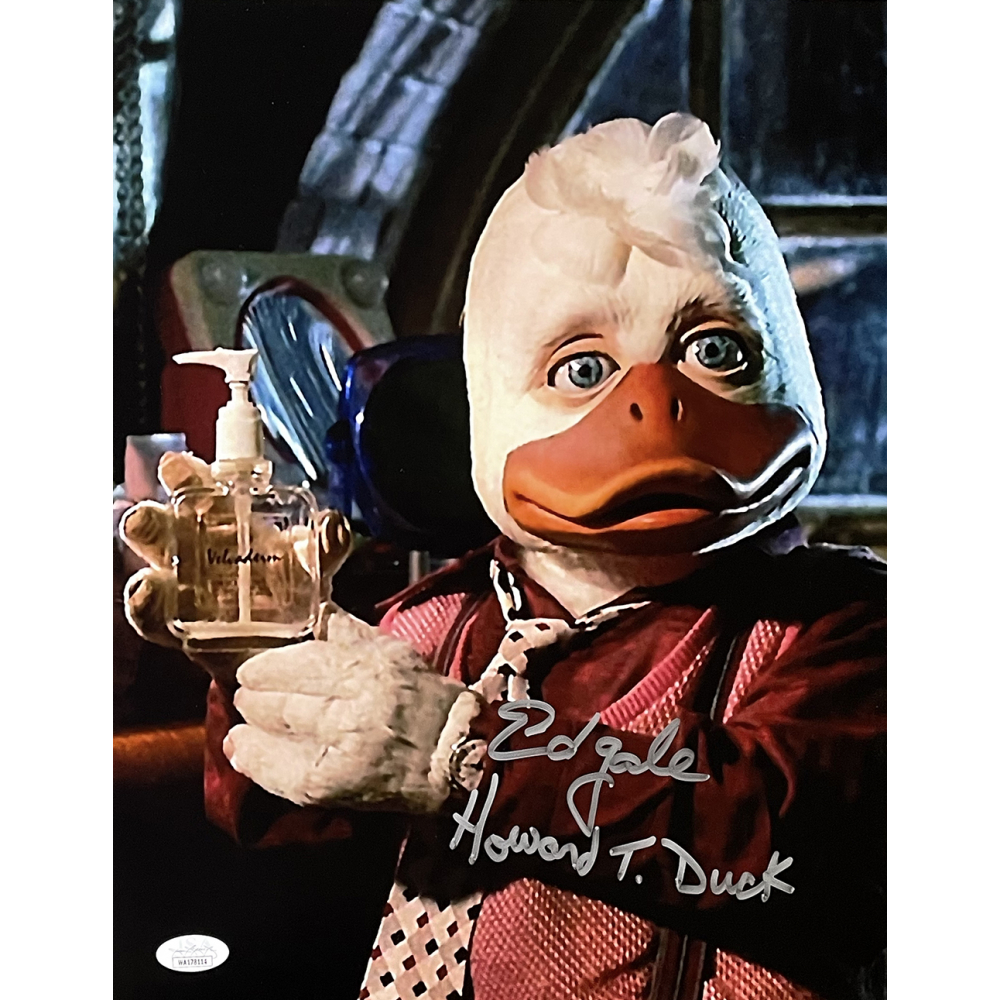 Ed Gale Signed "Howard the Duck" 11x14 Photo Inscribed "Howard T. Duck ...