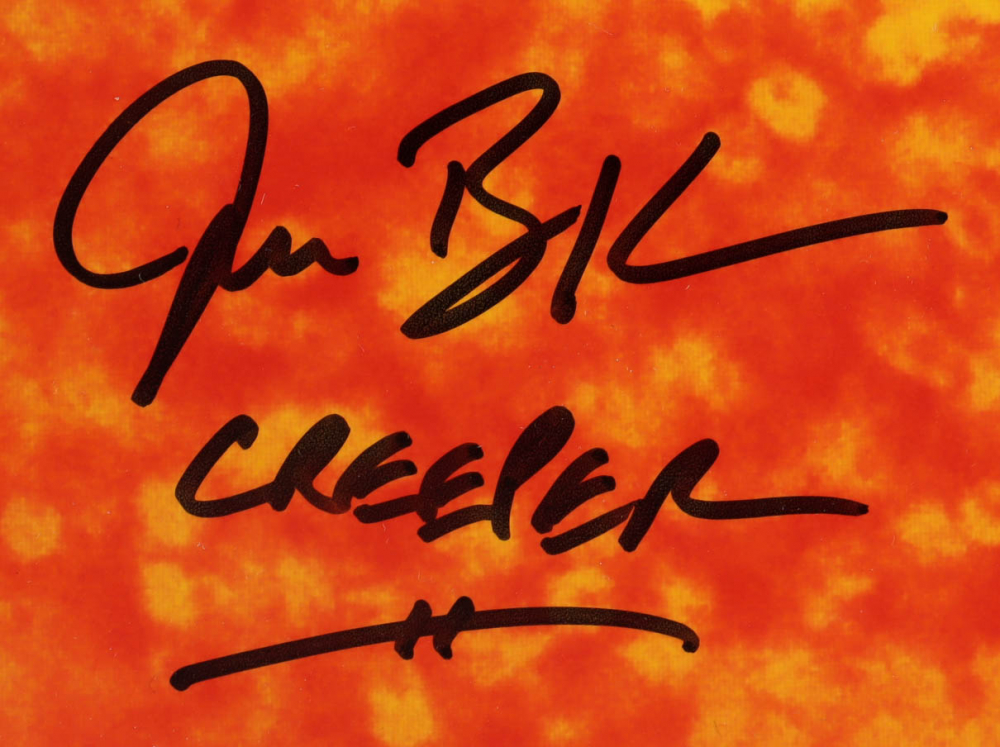 Jonathan Breck Signed "Jeepers Creepers" 11x14 Photo Inscribed "Creeper ...
