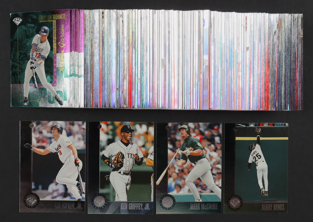 1996 Leaf Baseball Complete Set of (220) Cards with Cal Ripken #21, Ken ...