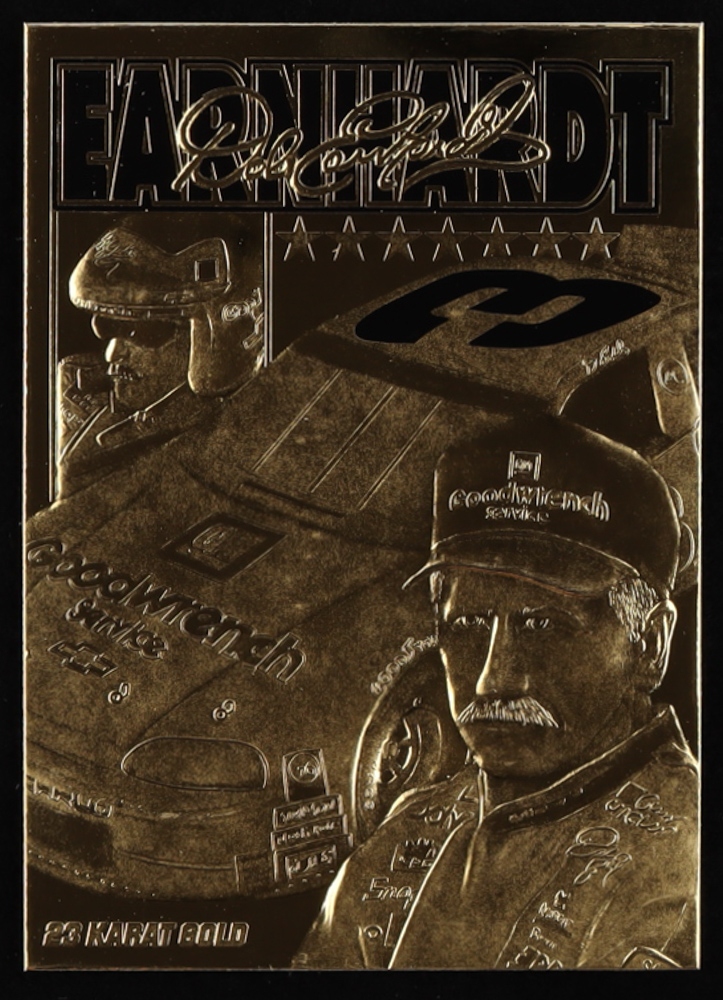 Dale Earnhardt 2001 Gold Collectibles 23KT Gold Card #5,261 | Pristine ...