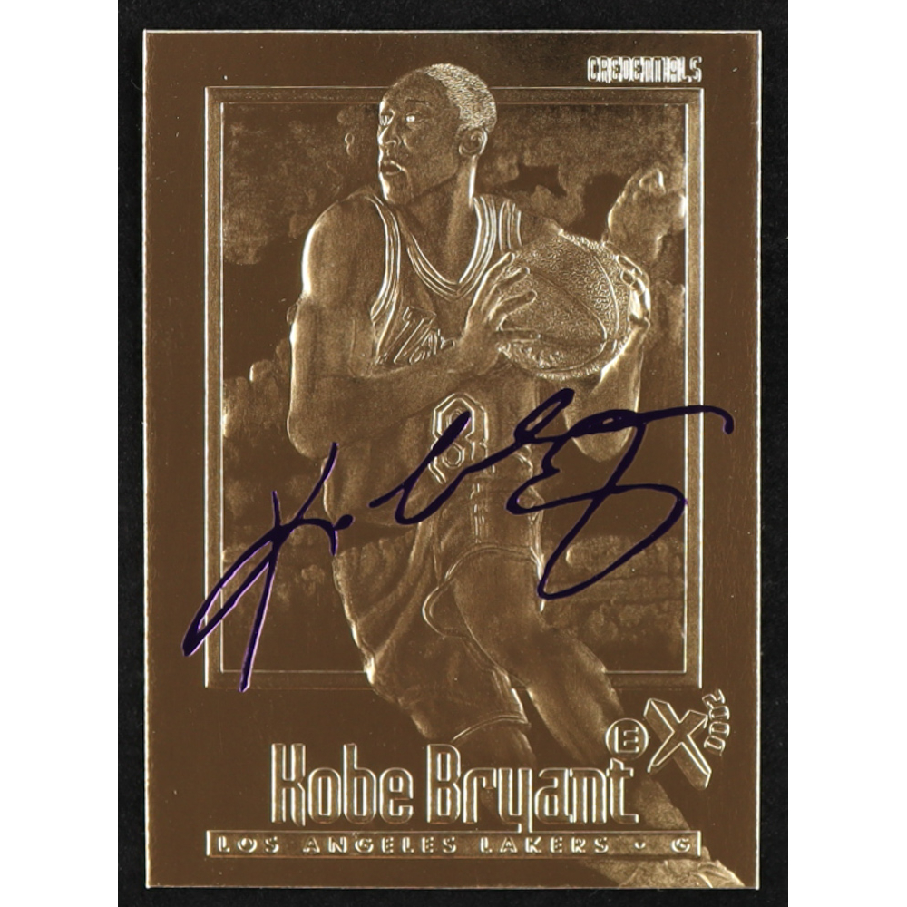 Kobe Bryant 1997 Credentials 23KT Gold Card #18780 | Pristine Auction
