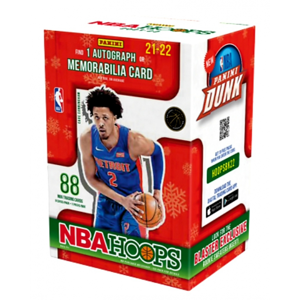 2021-22 Panini NBA Hoops Winter Basketball Blaster Box with (11) Packs ...